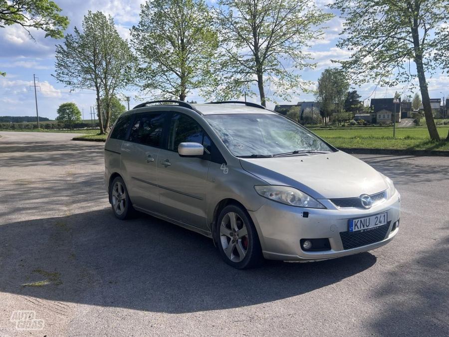 Grey Mazda 5 2006 in Vilnius, with an engine capacity of 2.00 L and mileage of 320 thousand km for 550 €, photo 8 on AUTOMOTO.COM.LV