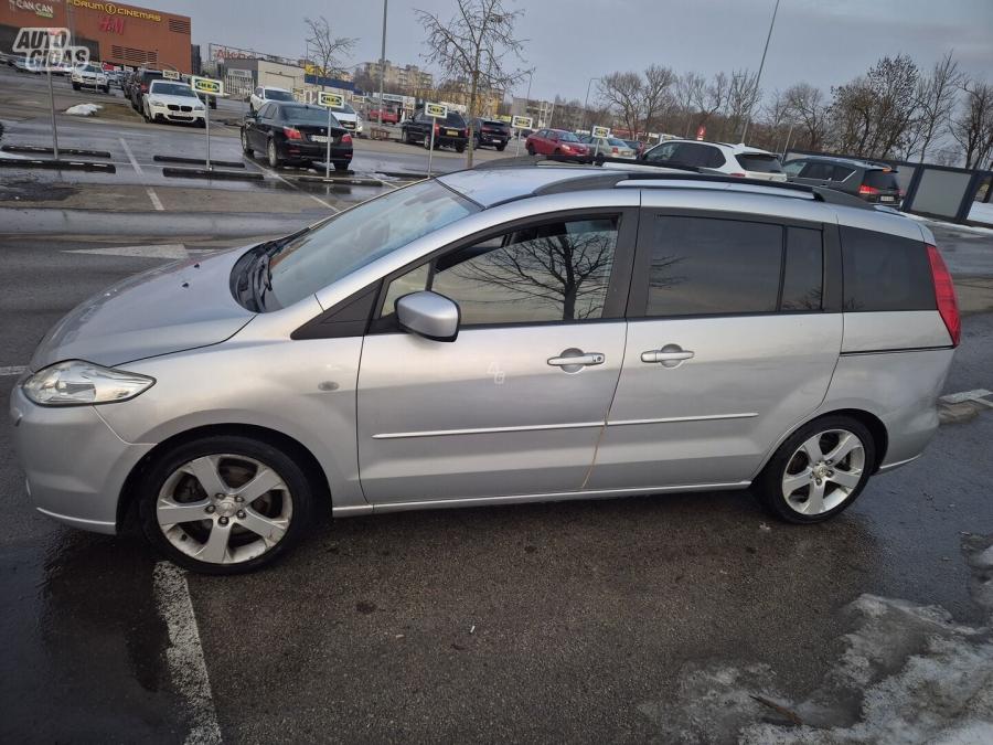 Grey Mazda 5 2006 in Siauliai, with an engine capacity of 2.00 L and mileage of 280 thousand km for 1000 €, photo 1 on AUTOMOTO.COM.LV