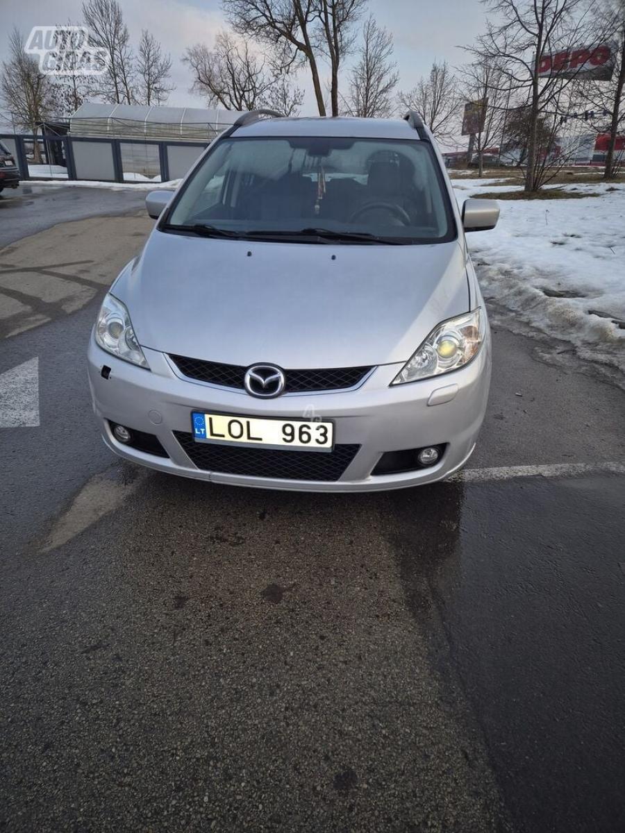 Grey Mazda 5 2006 in Siauliai, with an engine capacity of 2.00 L and mileage of 280 thousand km for 1000 €, photo 5 on AUTOMOTO.COM.LV