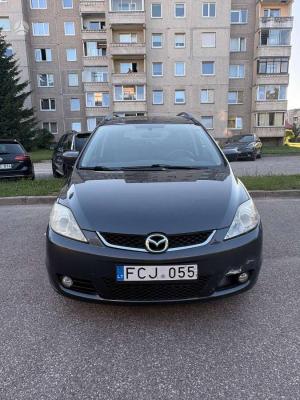 Grey Mazda 5 2006 in Kaunas, with an engine capacity of 2.00 L and mileage of 212 thousand km for 550 €, photo  on AUTOMOTO.COM.LV