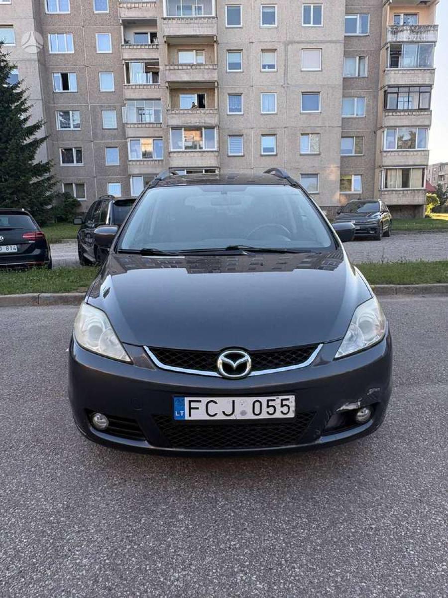 Серый Мазда 5 2006 в Каунас, объемом двигателя 2.00 л и пробегом 212 тыс. км за 550 €, фото 1 на AUTOMOTO.COM.LV