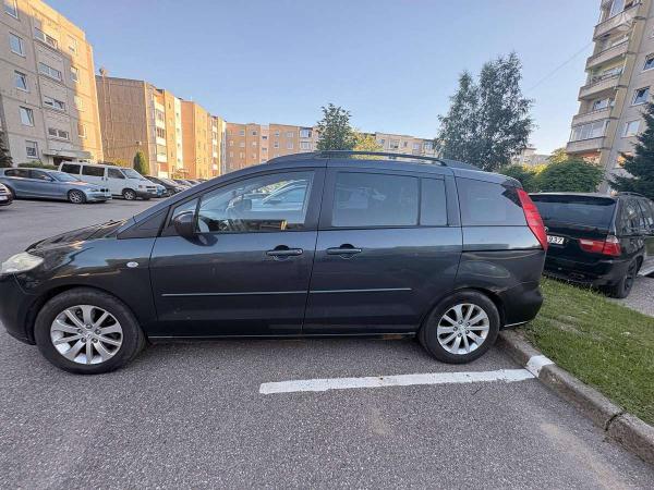 Grey Mazda 5 2006 in Kaunas, with an engine capacity of 2.00 L and mileage of 212 thousand km for 550 €, photo 3 on AUTOMOTO.COM.LV