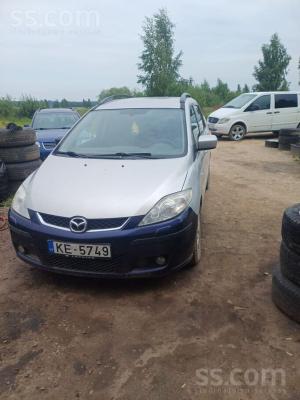 Pelēks Mazda 5 2006 Aizkraukle, ar dzinēja tilpumu 2.00 L un nobraukumu 310 tūkst. km par 1100 €, foto  vietnē AUTOMOTO.COM.LV