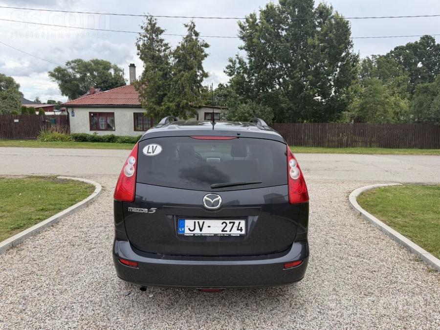 Pelēks Mazda 5 2006 Ventspils, ar dzinēja tilpumu 2.00 L un nobraukumu 297 tūkst. km par 1590 €, foto 8 vietnē AUTOMOTO.COM.LV