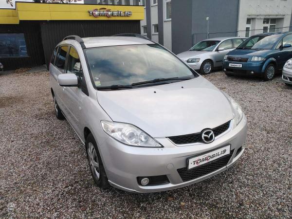Grey Mazda 5 2006 in Kaunas, with an engine capacity of 2.00 L and mileage of 250 thousand km for 700 €, photo 1 on AUTOMOTO.COM.LV