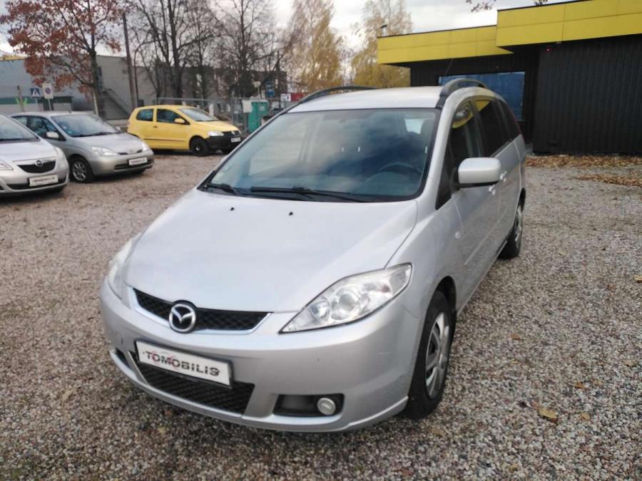 Grey Mazda 5 2006 in Kaunas, with an engine capacity of 2.00 L and mileage of 250 thousand km for 700 €, photo 5 on AUTOMOTO.COM.LV