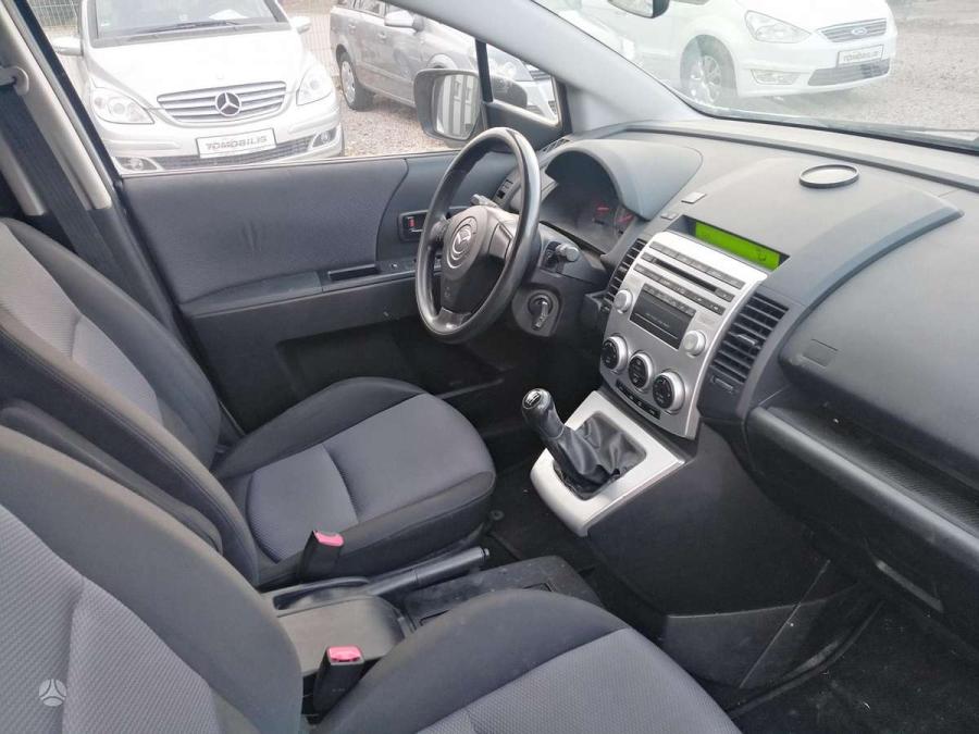 Grey Mazda 5 2006 in Kaunas, with an engine capacity of 2.00 L and mileage of 250 thousand km for 700 €, photo 6 on AUTOMOTO.COM.LV