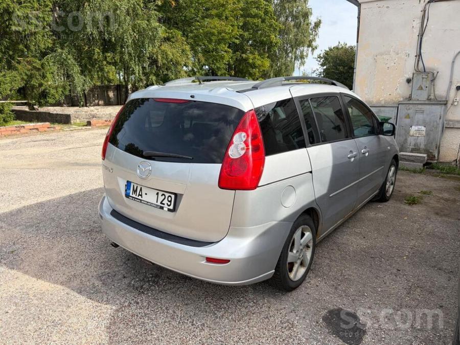 Pelēks Mazda 5 2006 Talsi, ar dzinēja tilpumu 2.00 L un nobraukumu 0 tūkst. km par 700 €, foto 3 vietnē AUTOMOTO.COM.LV