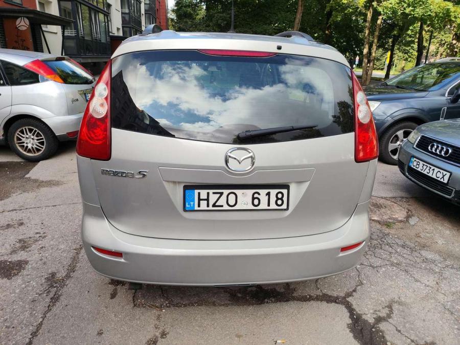 Grey Mazda 5 2006 in Klaipeda, with an engine capacity of 2.00 L and mileage of 215 thousand km for 1500 €, photo 8 on AUTOMOTO.COM.LV