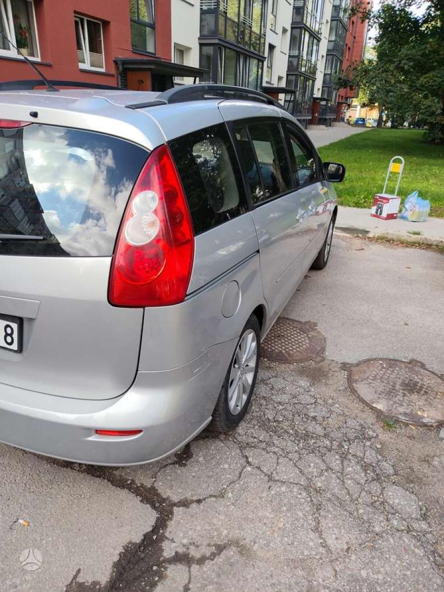 Grey Mazda 5 2006 in Klaipeda, with an engine capacity of 2.00 L and mileage of 215 thousand km for 1500 €, photo 10 on AUTOMOTO.COM.LV