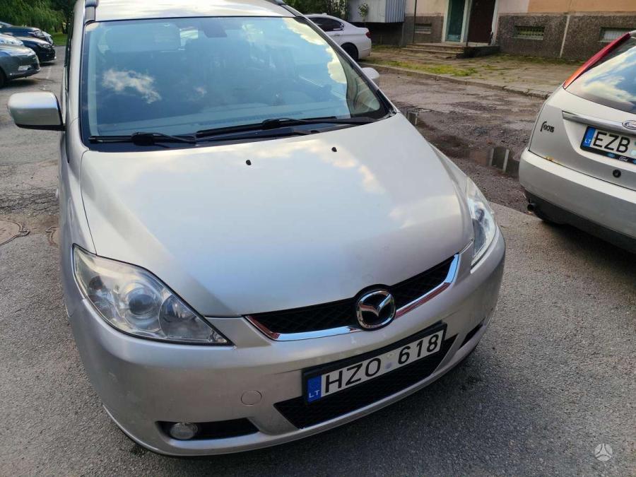 Grey Mazda 5 2006 in Klaipeda, with an engine capacity of 2.00 L and mileage of 215 thousand km for 1500 €, photo 12 on AUTOMOTO.COM.LV