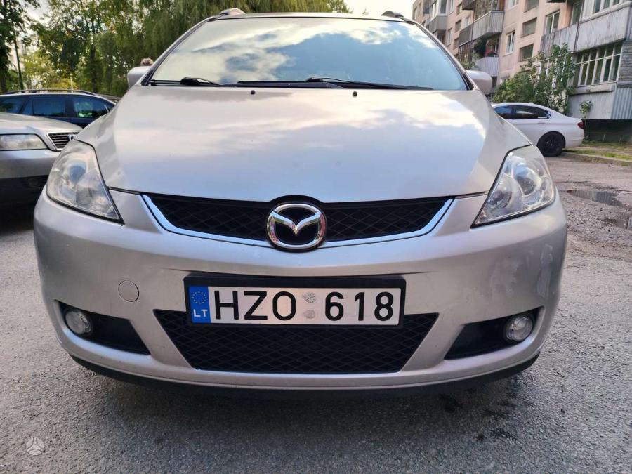 Grey Mazda 5 2006 in Klaipeda, with an engine capacity of 2.00 L and mileage of 215 thousand km for 1500 €, photo 13 on AUTOMOTO.COM.LV