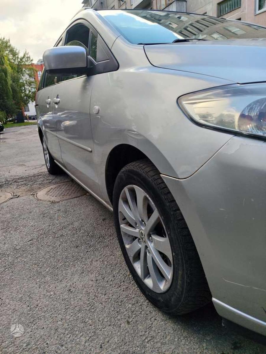 Grey Mazda 5 2006 in Klaipeda, with an engine capacity of 2.00 L and mileage of 215 thousand km for 1500 €, photo 17 on AUTOMOTO.COM.LV