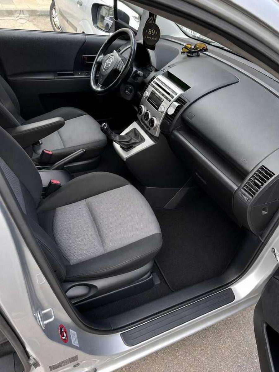Grey Mazda 5 2006 in Klaipeda, with an engine capacity of 2.00 L and mileage of 215 thousand km for 1500 €, photo 26 on AUTOMOTO.COM.LV