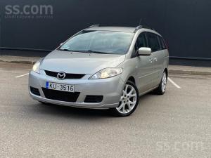 Grey Mazda 5 2007 in Riga, with an engine capacity of 2.00 L and mileage of 275 thousand km for 1090 €, photo 1 on AUTOMOTO.COM.LV