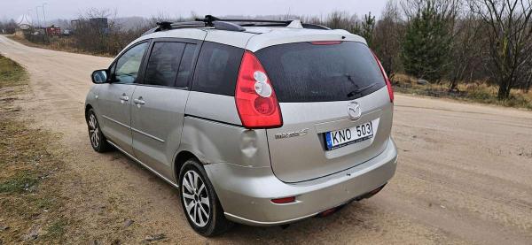 Grey Mazda 5 2007 in Vilnius, with an engine capacity of 2.00 L and mileage of 349 thousand km for 750 €, photo 3 on AUTOMOTO.COM.LV