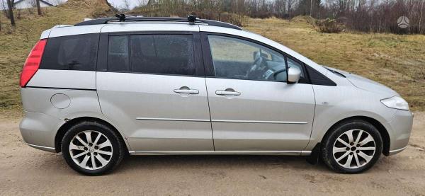 Grey Mazda 5 2007 in Vilnius, with an engine capacity of 2.00 L and mileage of 349 thousand km for 750 €, photo 6 on AUTOMOTO.COM.LV