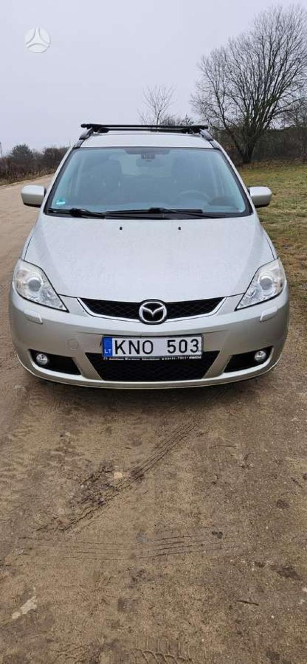 Grey Mazda 5 2007 in Vilnius, with an engine capacity of 2.00 L and mileage of 349 thousand km for 750 €, photo 8 on AUTOMOTO.COM.LV