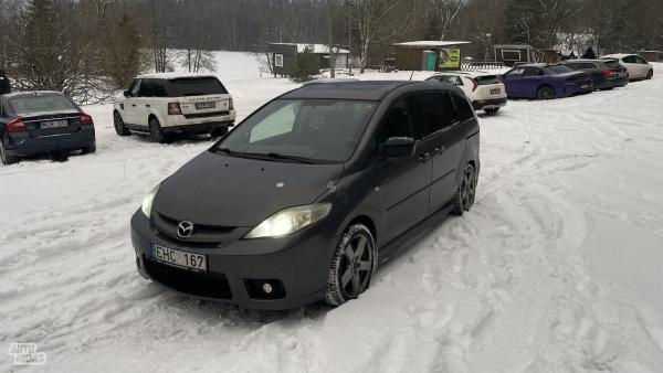 Pelēks Mazda 5 2007 Šauļi, ar dzinēja tilpumu 2.30 L un nobraukumu 189 tūkst. km par 2300 €, foto 1 vietnē AUTOMOTO.COM.LV