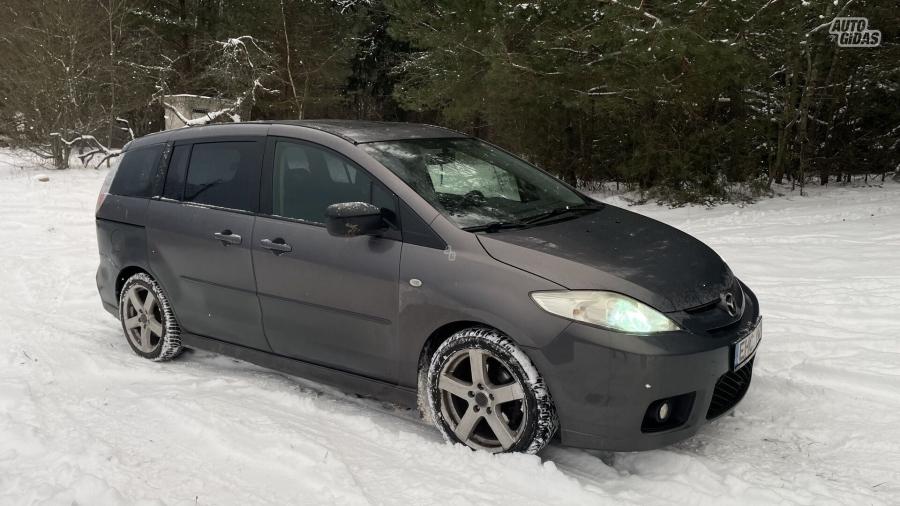 Pelēks Mazda 5 2007 Šauļi, ar dzinēja tilpumu 2.30 L un nobraukumu 189 tūkst. km par 2300 €, foto 3 vietnē AUTOMOTO.COM.LV