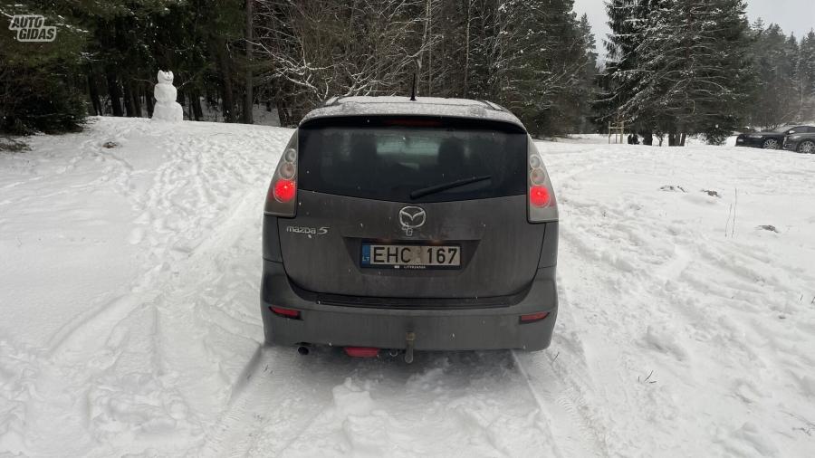 Pelēks Mazda 5 2007 Šauļi, ar dzinēja tilpumu 2.30 L un nobraukumu 189 tūkst. km par 2300 €, foto 6 vietnē AUTOMOTO.COM.LV