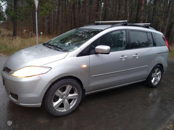 Grey Mazda 5 2007 in Vilnius, with an engine capacity of 2.00 L and mileage of 213 thousand km for 1190 €, photo 1 on AUTOMOTO.COM.LV