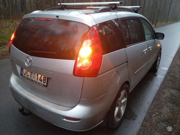 Grey Mazda 5 2007 in Vilnius, with an engine capacity of 2.00 L and mileage of 213 thousand km for 1190 €, photo 3 on AUTOMOTO.COM.LV