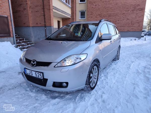 Pelēks Mazda 5 2007 Šauļi, ar dzinēja tilpumu 2.00 L un nobraukumu 282 tūkst. km par 1450 €, foto 2 vietnē AUTOMOTO.COM.LV