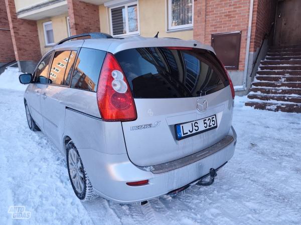 Pelēks Mazda 5 2007 Šauļi, ar dzinēja tilpumu 2.00 L un nobraukumu 282 tūkst. km par 1450 €, foto 4 vietnē AUTOMOTO.COM.LV
