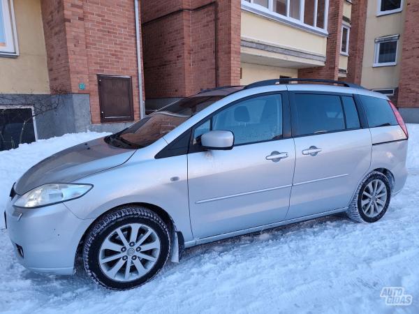 Pelēks Mazda 5 2007 Šauļi, ar dzinēja tilpumu 2.00 L un nobraukumu 282 tūkst. km par 1450 €, foto 7 vietnē AUTOMOTO.COM.LV