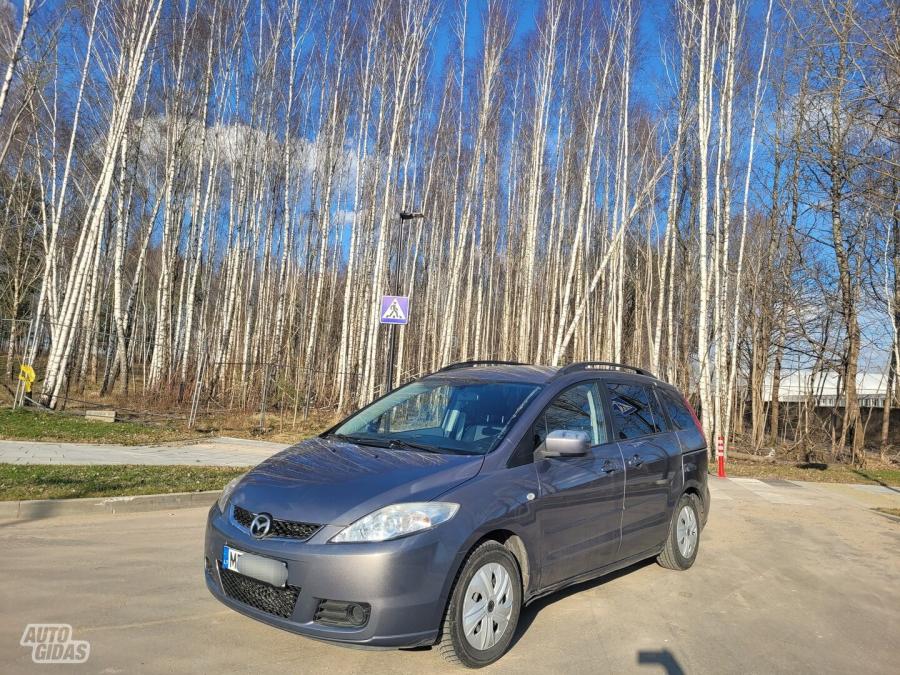 Grey Mazda 5 2007 in Vilnius, with an engine capacity of 2.00 L and mileage of 248 thousand km for 1750 €, photo 1 on AUTOMOTO.COM.LV