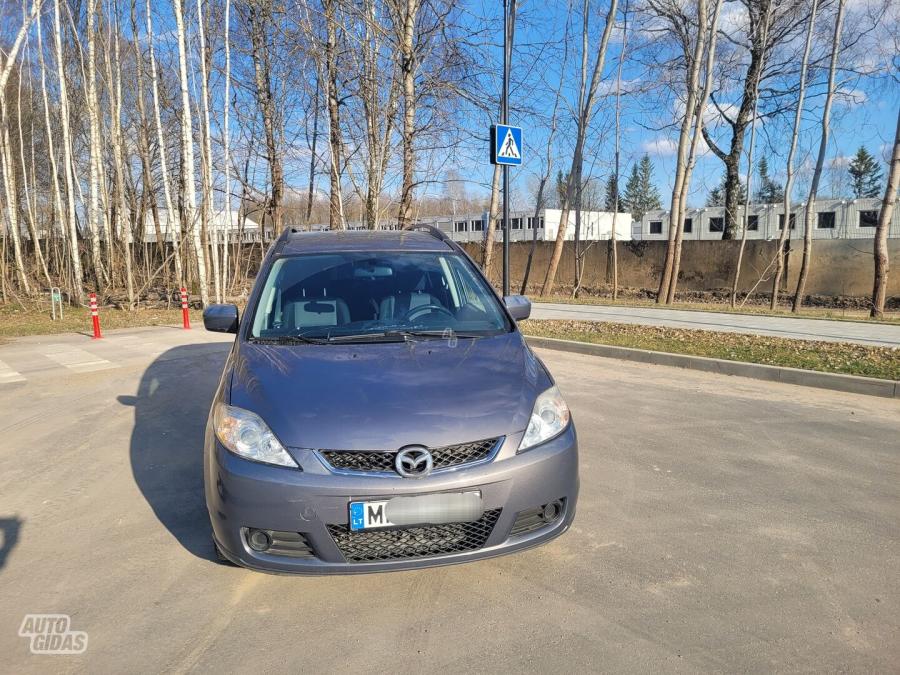 Grey Mazda 5 2007 in Vilnius, with an engine capacity of 2.00 L and mileage of 248 thousand km for 1750 €, photo 3 on AUTOMOTO.COM.LV