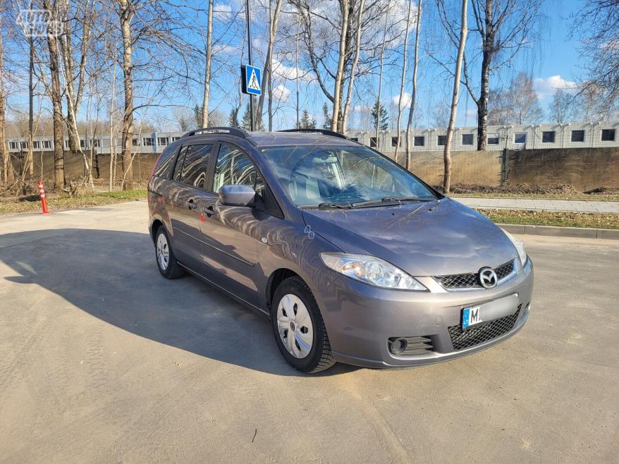 Grey Mazda 5 2007 in Vilnius, with an engine capacity of 2.00 L and mileage of 248 thousand km for 1750 €, photo 4 on AUTOMOTO.COM.LV