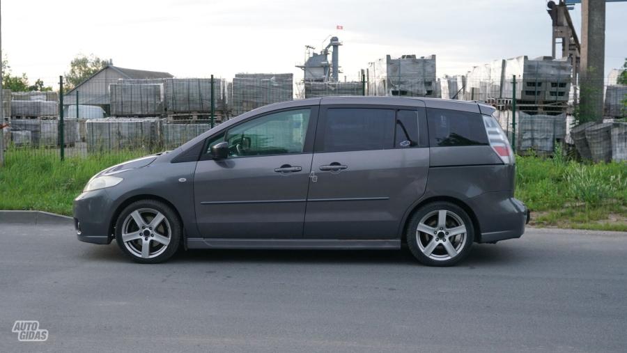 Grey Mazda 5 2007 in Siauliai, with an engine capacity of 2.30 L and mileage of 196 thousand km for 2100 €, photo 11 on AUTOMOTO.COM.LV