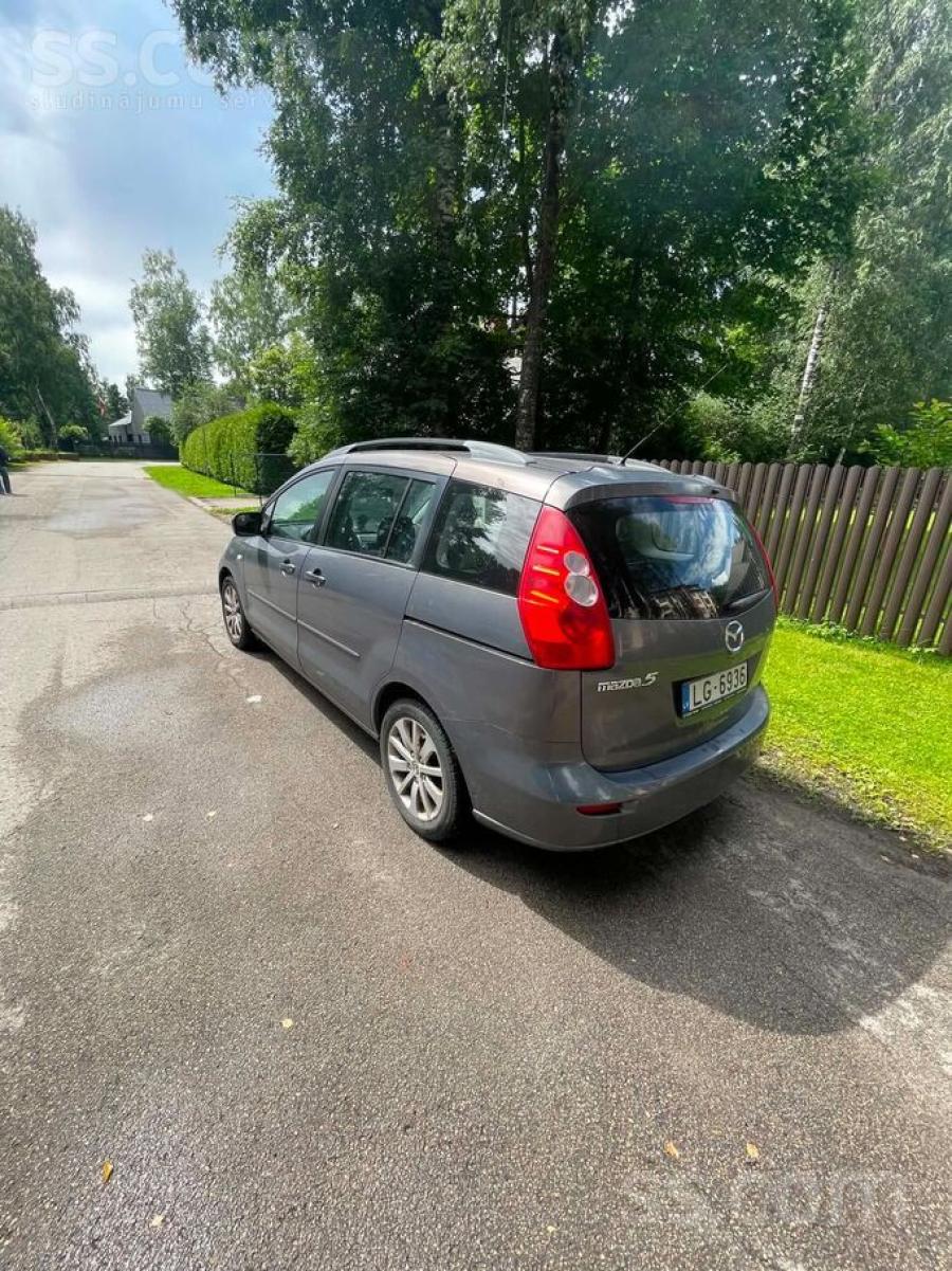 Pelēks Mazda 5 2007 Daugavpils, ar dzinēja tilpumu 2.00 L un nobraukumu 235 tūkst. km par 1950 €, foto 1 vietnē AUTOMOTO.COM.LV