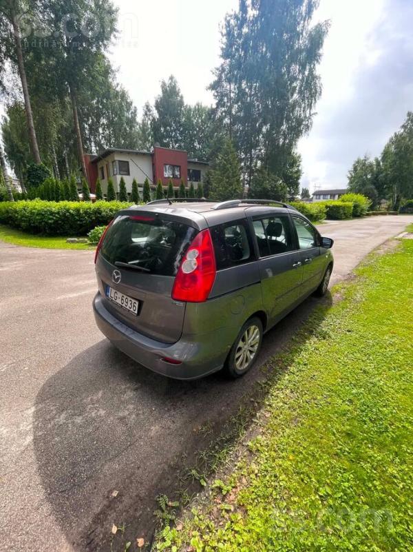 Pelēks Mazda 5 2007 Daugavpils, ar dzinēja tilpumu 2.00 L un nobraukumu 235 tūkst. km par 1950 €, foto 3 vietnē AUTOMOTO.COM.LV