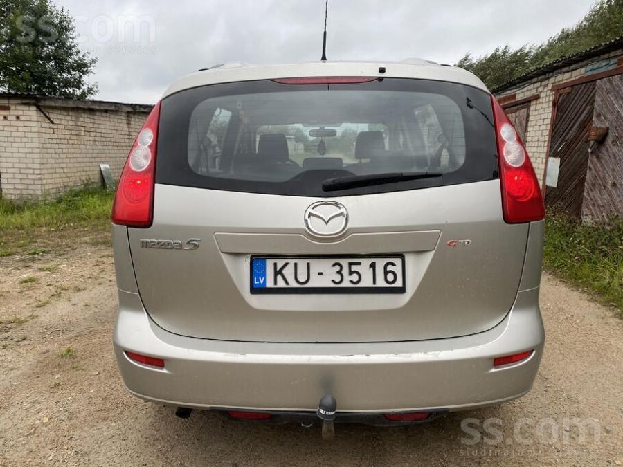Pelēks Mazda 5 2007 Aizkraukle, ar dzinēja tilpumu 2.00 L un nobraukumu 241 tūkst. km par 950 €, foto 3 vietnē AUTOMOTO.COM.LV