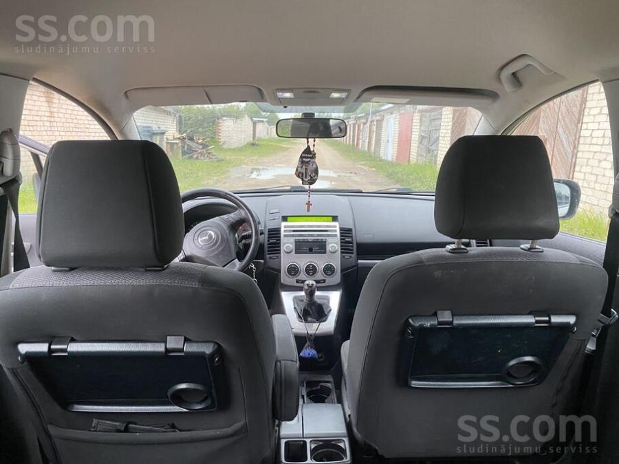 Pelēks Mazda 5 2007 Aizkraukle, ar dzinēja tilpumu 2.00 L un nobraukumu 241 tūkst. km par 950 €, foto 9 vietnē AUTOMOTO.COM.LV