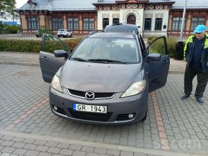 Grey Mazda 5 2007 in Ventspils, with an engine capacity of 1.90 L and mileage of 367 thousand km for 1500 €, photo  on AUTOMOTO.COM.LV