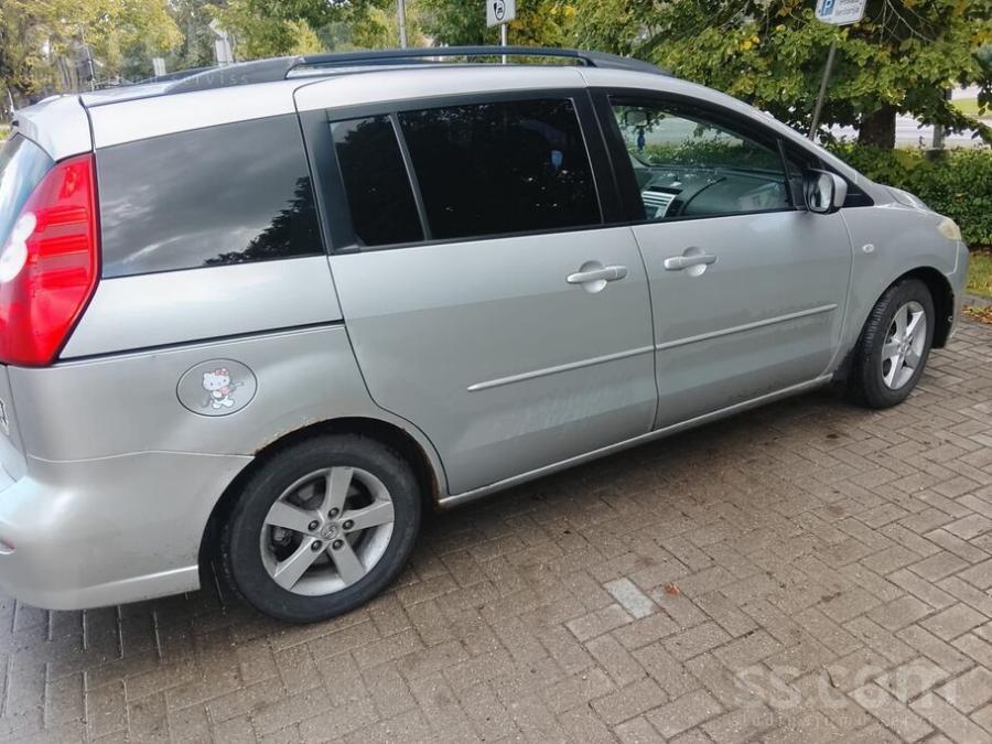 Grey Mazda 5 2007 in Cesis, with an engine capacity of 2.00 L and mileage of 287 thousand km for 850 €, photo 1 on AUTOMOTO.COM.LV