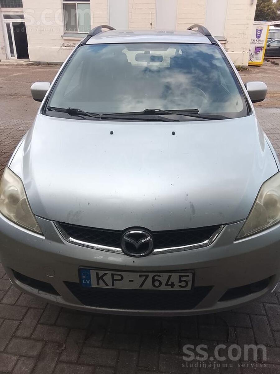 Grey Mazda 5 2007 in Cesis, with an engine capacity of 2.00 L and mileage of 287 thousand km for 850 €, photo 4 on AUTOMOTO.COM.LV