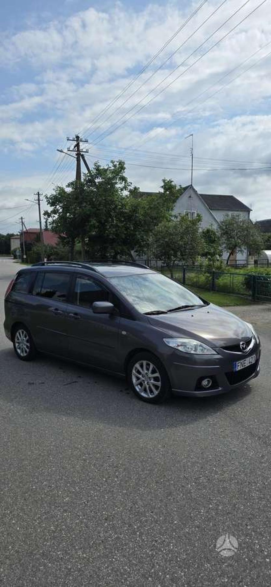 Grey Mazda 5 2008 in Ukmerge, with an engine capacity of 2.00 L and mileage of 166 thousand km for 2000 €, photo 5 on AUTOMOTO.COM.LV