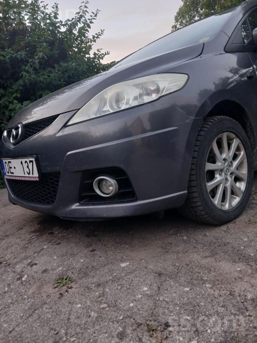 Grey Mazda 5 2008 in Riga, with an engine capacity of 2.00 L and mileage of 350 thousand km for 3000 €, photo 1 on AUTOMOTO.COM.LV