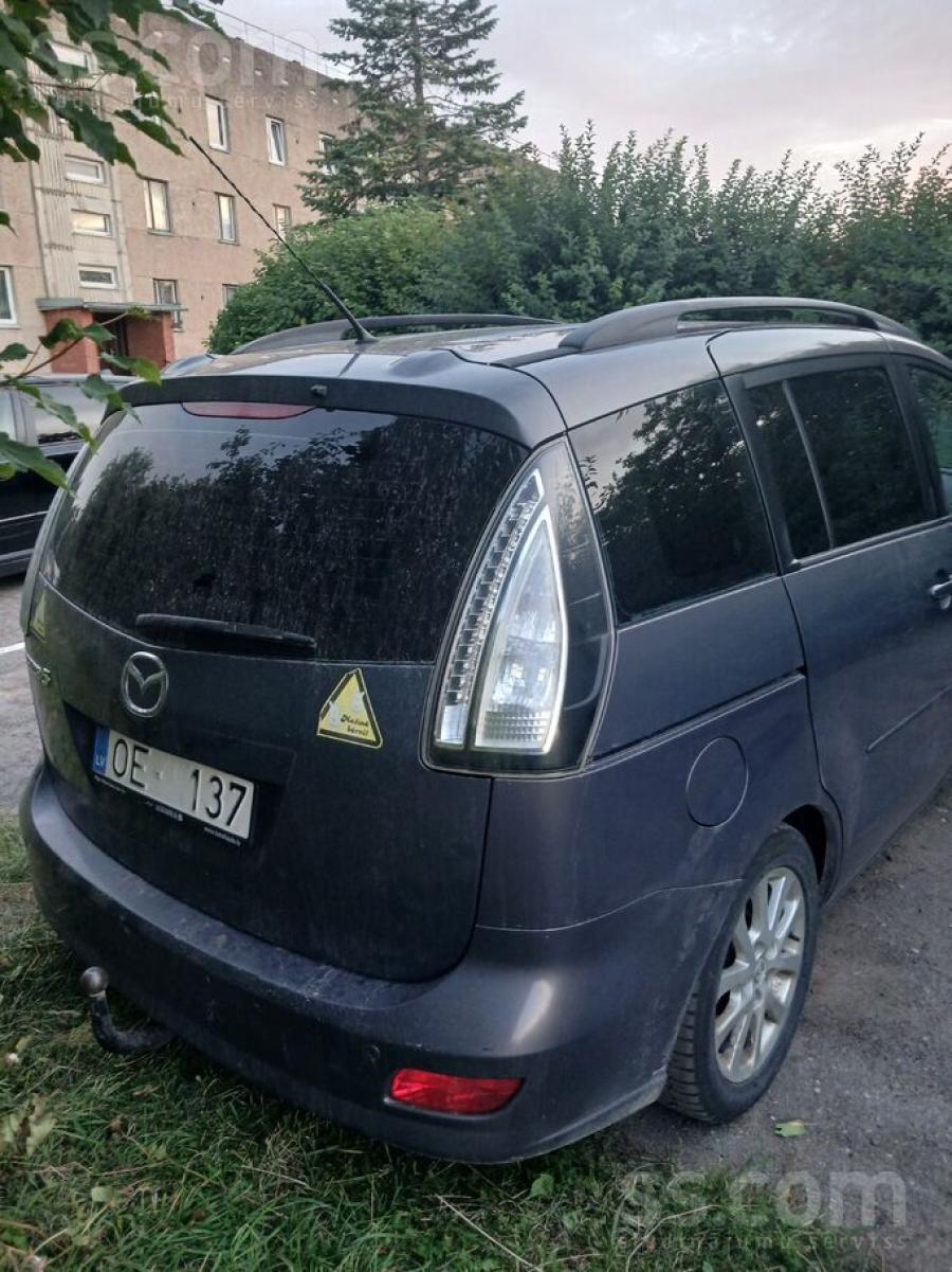 Grey Mazda 5 2008 in Riga, with an engine capacity of 2.00 L and mileage of 350 thousand km for 3000 €, photo 6 on AUTOMOTO.COM.LV