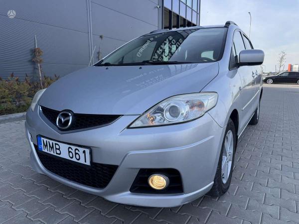 Mazda 5 2008 in Vilnius on AUTOMOTO.COM.LV Grey Mazda 5 2008 in Vilnius, with an engine capacity of 2.00 L and mileage of 288 thousand km for 1670 €, photo 1 on AUTOMOTO.COM.LV