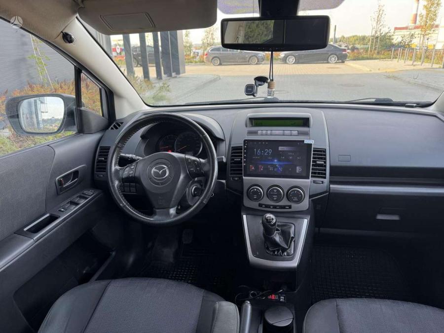 Grey Mazda 5 2008 in Vilnius, with an engine capacity of 2.00 L and mileage of 288 thousand km for 1670 €, photo 12 on AUTOMOTO.COM.LV