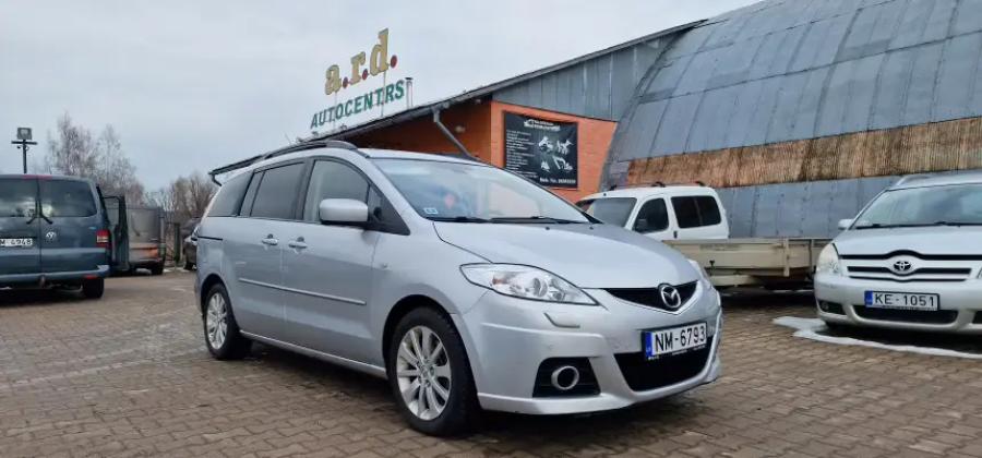 Pelēks Mazda 5 2009 Valmiera, ar dzinēja tilpumu 2.00 L un nobraukumu 276 tūkst. km par 1800 €, foto 1 vietnē AUTOMOTO.COM.LV