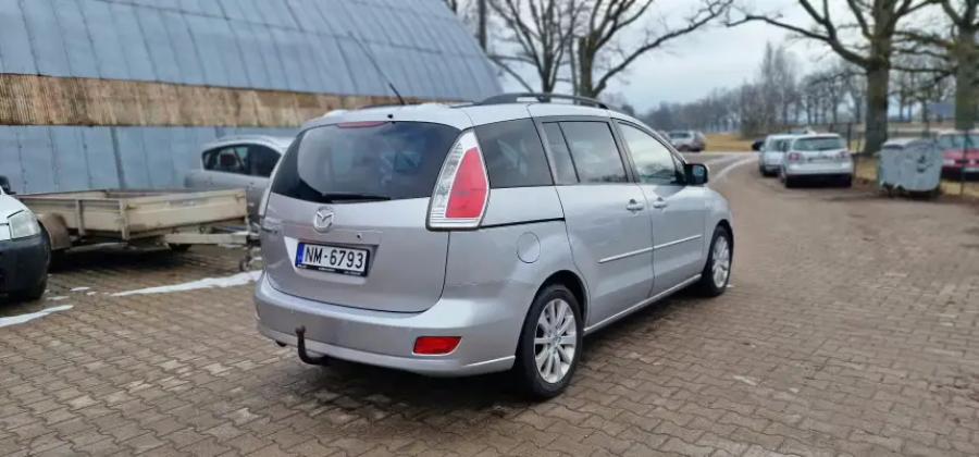 Pelēks Mazda 5 2009 Valmiera, ar dzinēja tilpumu 2.00 L un nobraukumu 276 tūkst. km par 1800 €, foto 4 vietnē AUTOMOTO.COM.LV