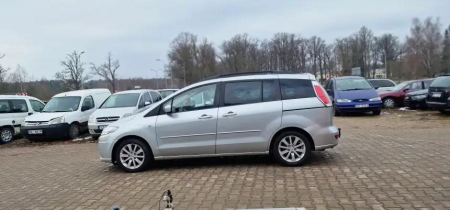 Pelēks Mazda 5 2009 Valmiera, ar dzinēja tilpumu 2.00 L un nobraukumu 276 tūkst. km par 1800 €, foto 6 vietnē AUTOMOTO.COM.LV