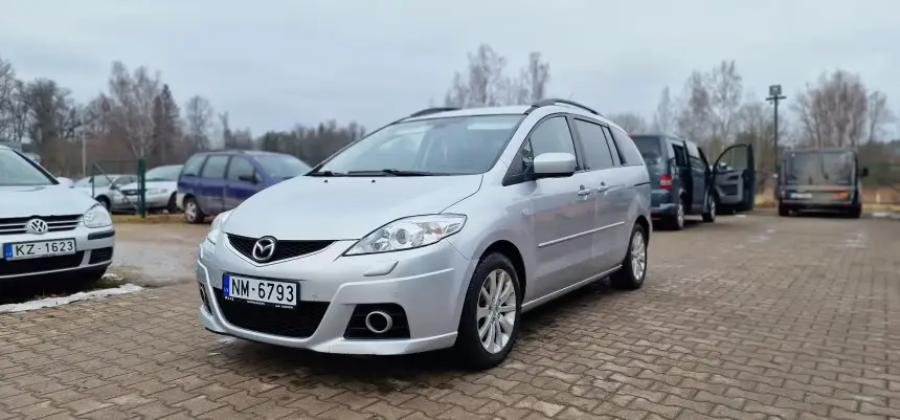 Pelēks Mazda 5 2009 Valmiera, ar dzinēja tilpumu 2.00 L un nobraukumu 276 tūkst. km par 1800 €, foto 7 vietnē AUTOMOTO.COM.LV